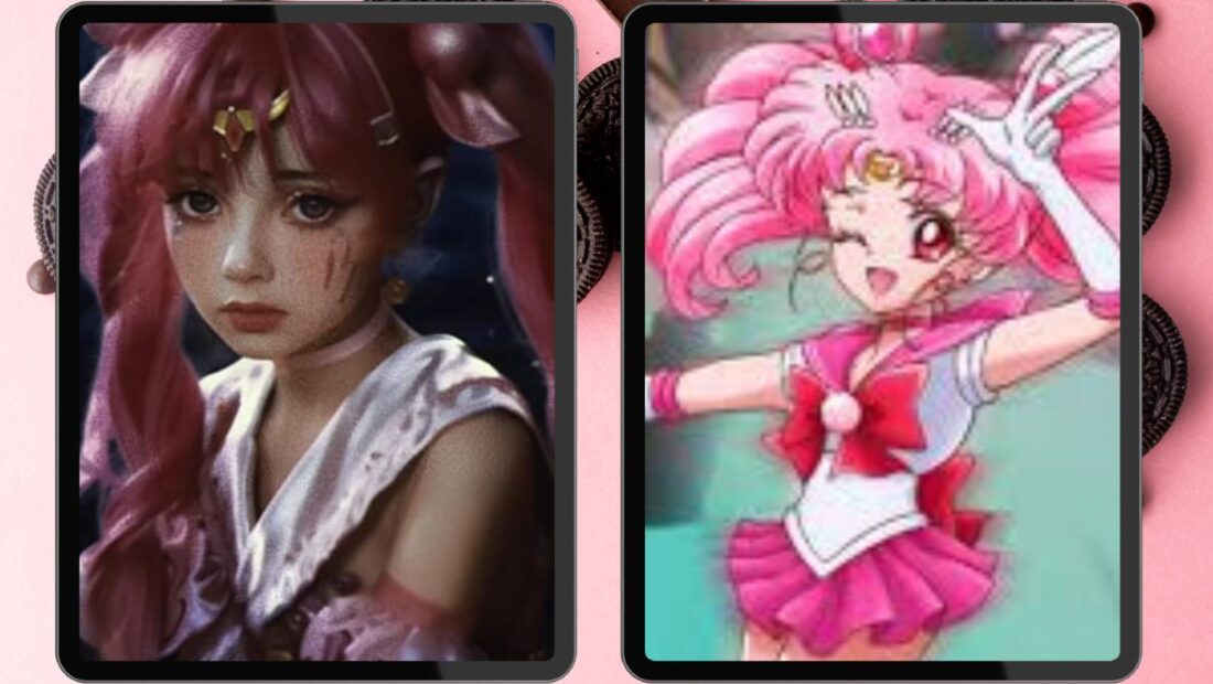 Así se verían las chicas de Sailor Moon en estilo fantasía oscura