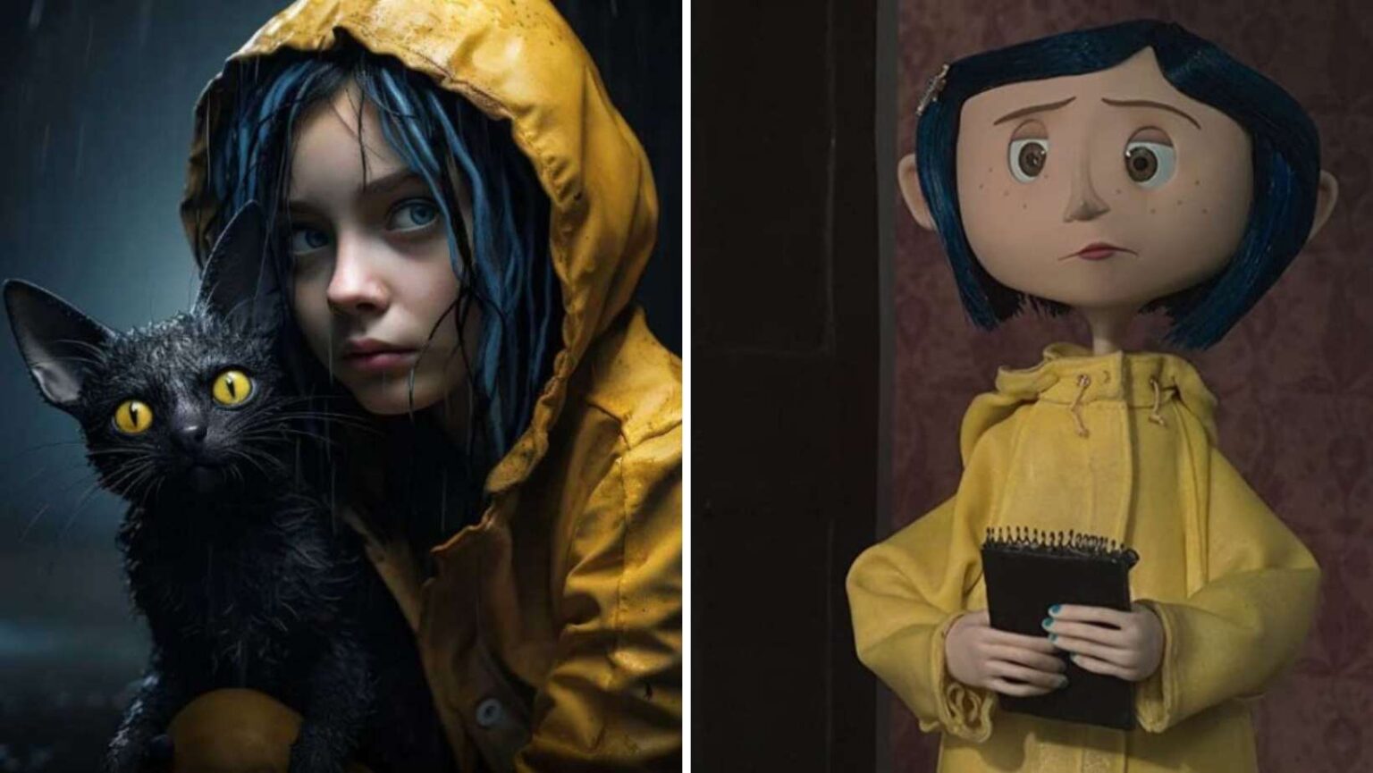 La IA revela como se verían los personajes de Coraline en fantasía oscura